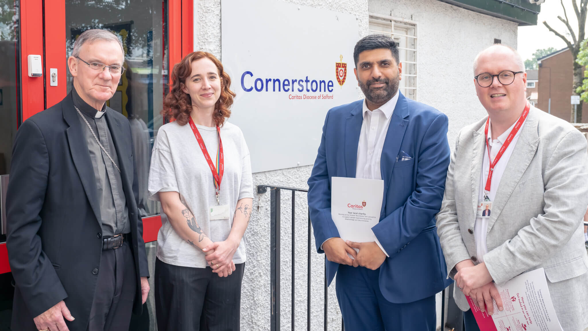 Faith Minister visits Caritas Salford - Catholic Bishops' Conference
